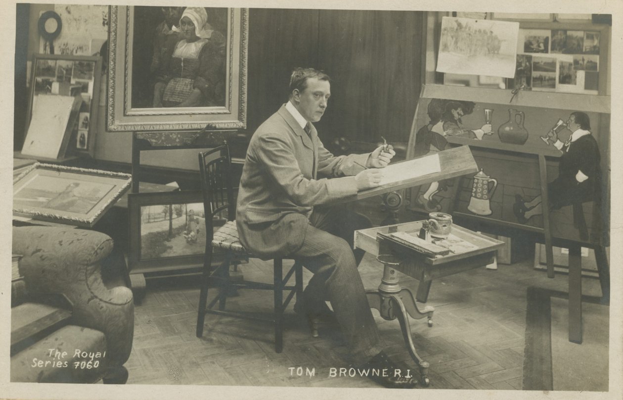 Portrait of Tom Browne by English Photographer